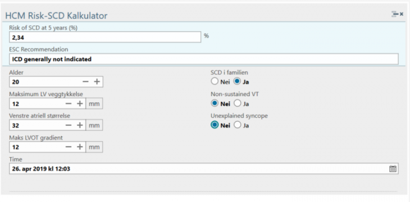 Risk Calculator for SCD | Big Med